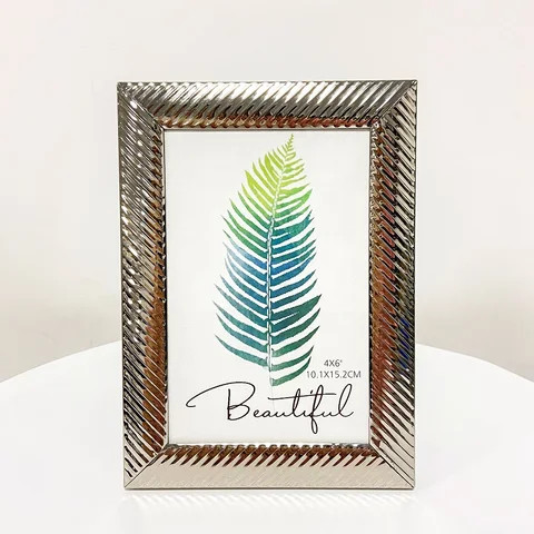 Buy Table Decor Funia Photo Frame Black Wire Electroplating Metal ...