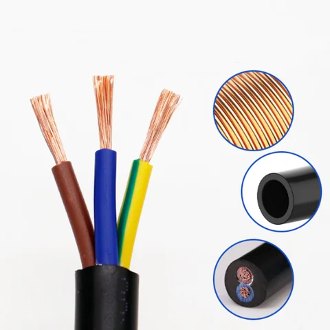 Buy Ul Svt/sjt/sjtw/st/stw Pure Copper Rubber Wire Sheath Wire 2/3 Core ...