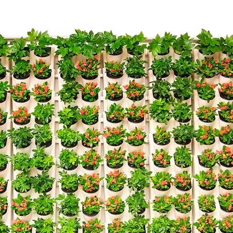 Buy Vertical Hydroponic Garden Tower Flower Pots Planters Self Watering ...