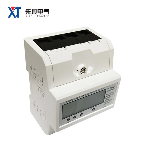 Buy Xtm024sd Rs485 Communication Port Modbus-rtu Three Phase 4 Wires Energy Meter Lcd Display ...