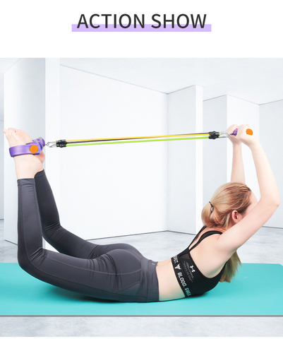 Buy Yoga Exercise Sit Up Pull Rope Foot Pedal Resistance Bands from ...