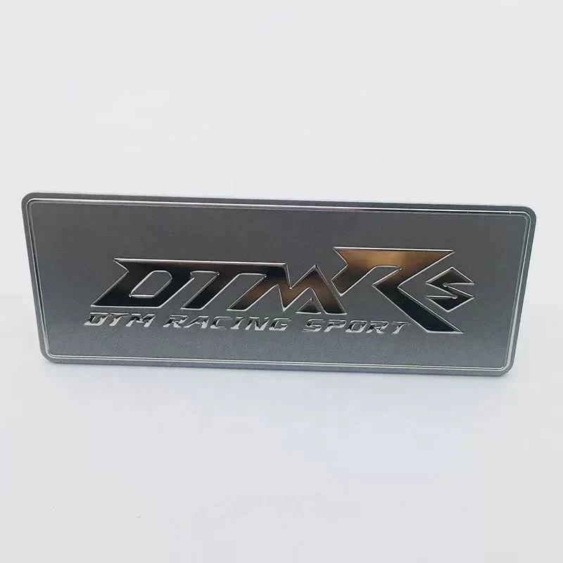 Buy Custom 3d Design Chrome Silver Metal Car Logo Badges Emblems from ...