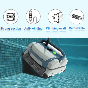 Buy Automatic Robotic Swimming Pool Cleaner Dw-8077 17m from Ningbo ...