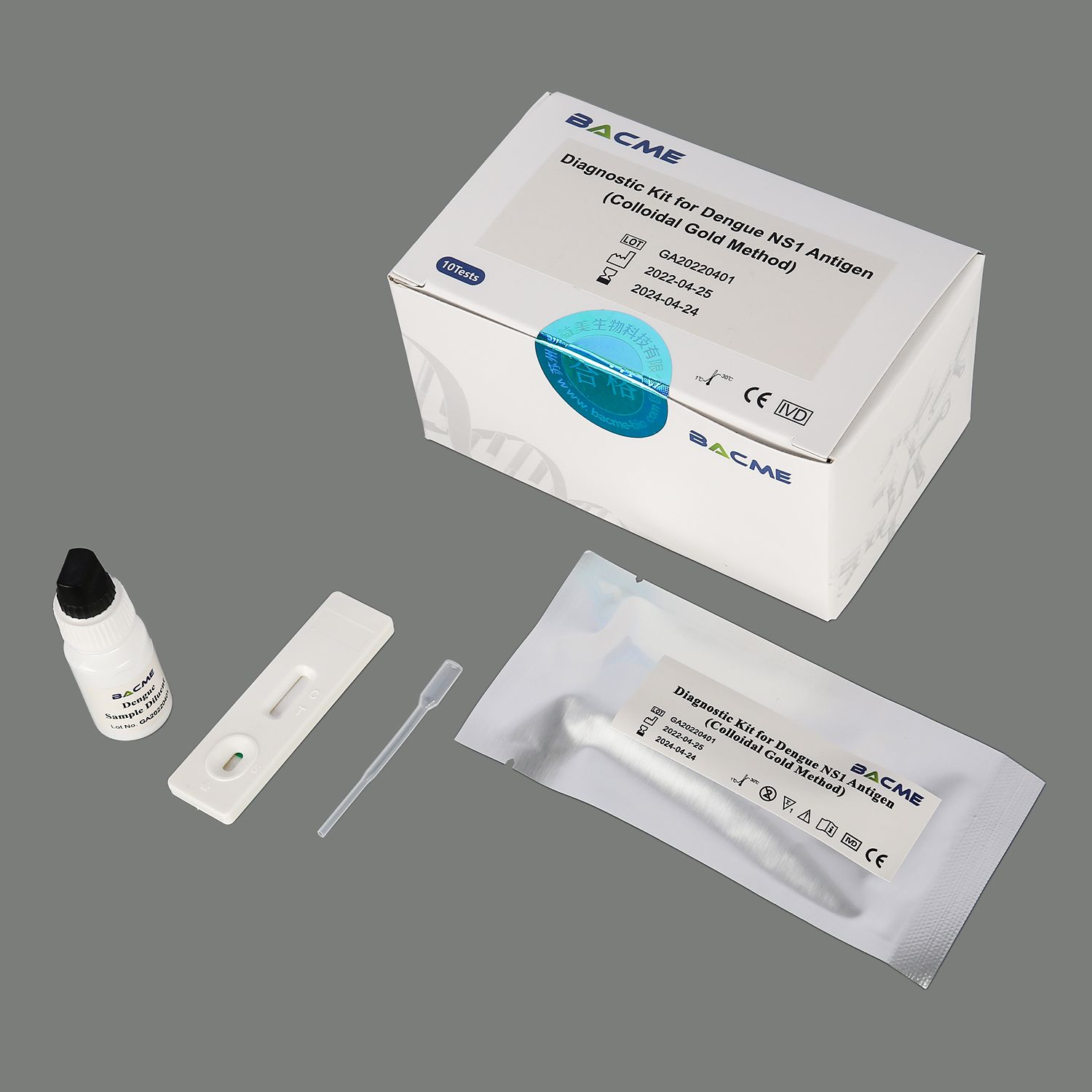 Buy Ce Marked Dengue Ns1 Antigen Rapid Diagnostic Kit from Company ...