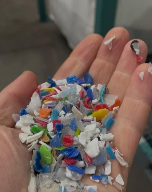 Buy Hdpe Flakes from Ecogrind recycled plastic materials, United Arab ...