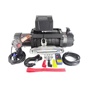 Buy 13000lbs Electric Winch 12v Dc Synthetic Rope With Wireless from Yiwu Lude Trading Firm ...