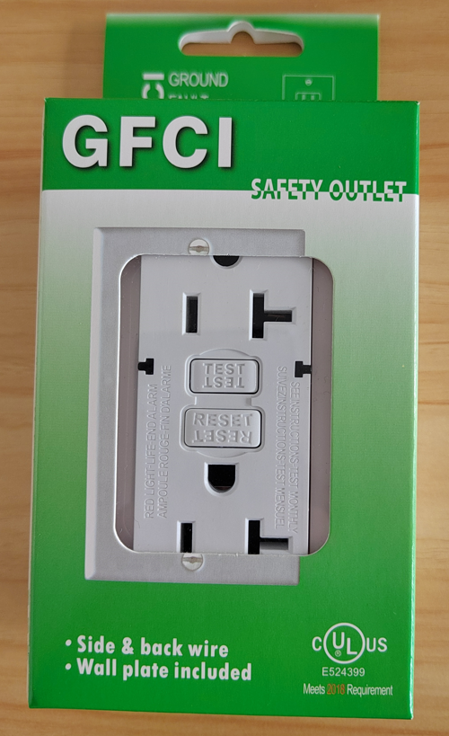 Buy Self Monitoring 20a Gfci Receptacle, Safe Outlet, Duplex Receptacle ...