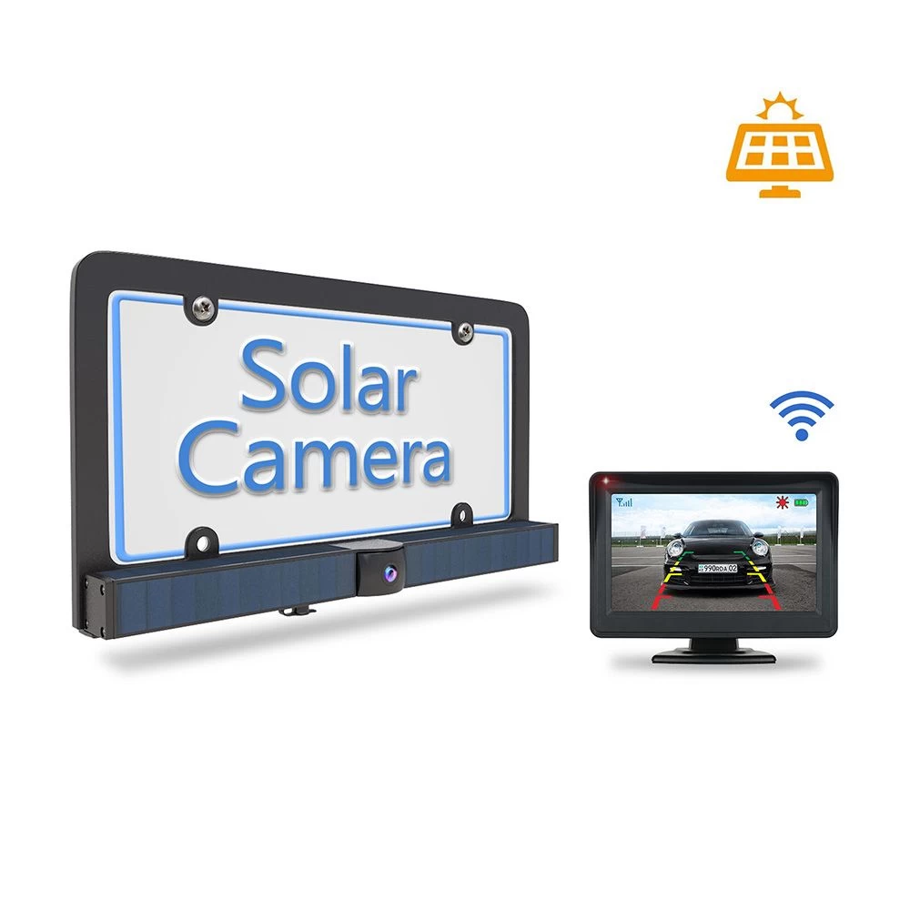 Buy Totally 2.4g Wireless Solar Powered Car Rear View Bakcup Camera ...