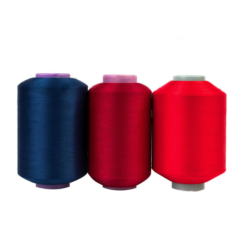Buy Fdy Thread 150 D Filament Optical Bright Polyester Yarn For Sewing ...