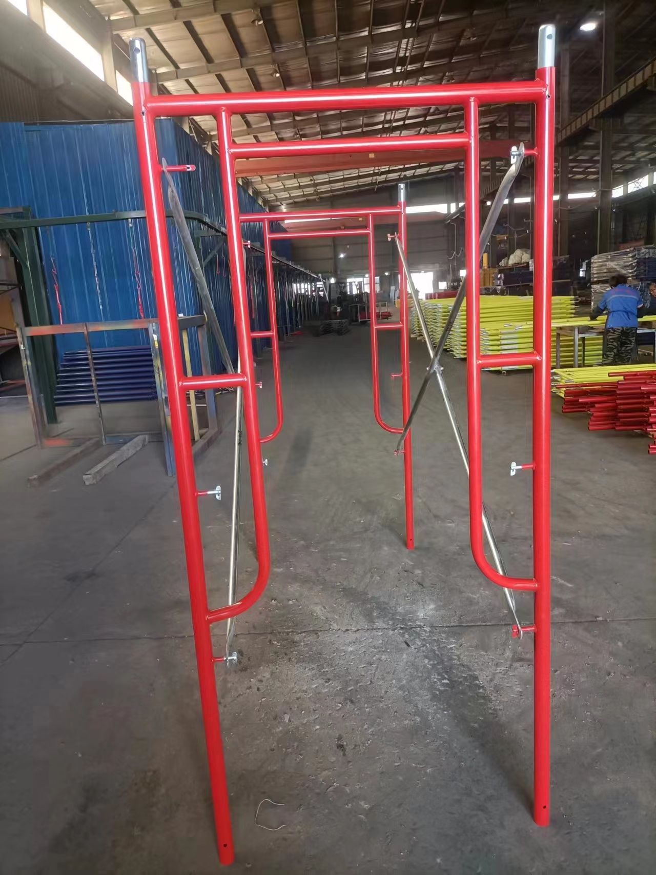 Buy 3' X 6'7" Stucco Frame Scaffold Walk-thru Frame Scaffold Powder ...