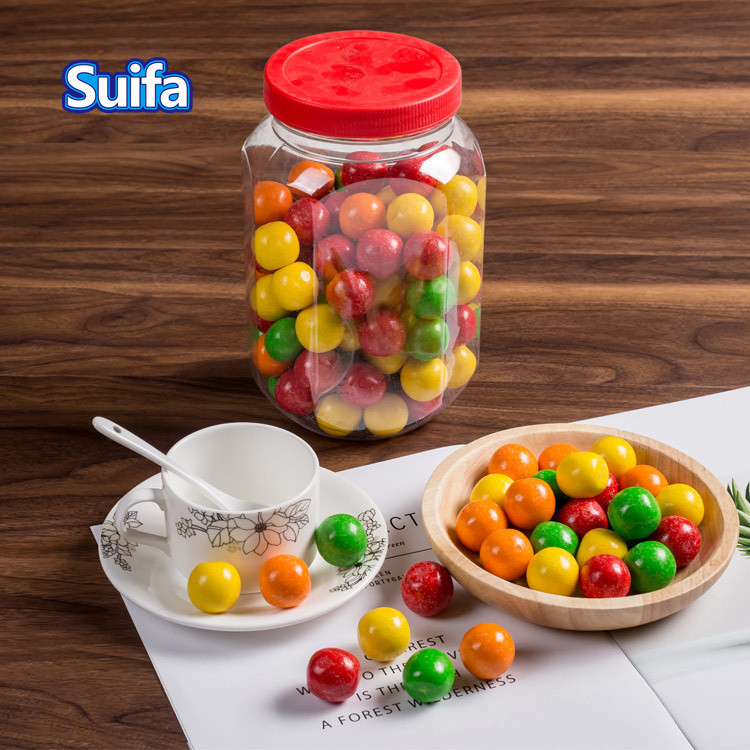 Buy 10g Colorful Bubble Chewing Gum Fruity Spherical Tutti-frutti ...