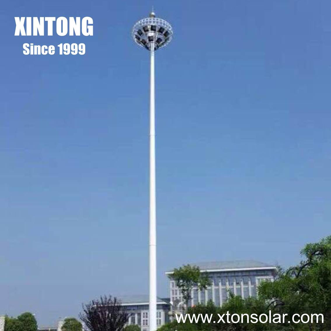 Buy 18 Meter High Mast Lighting Pole Galvanized Light Pole from ...