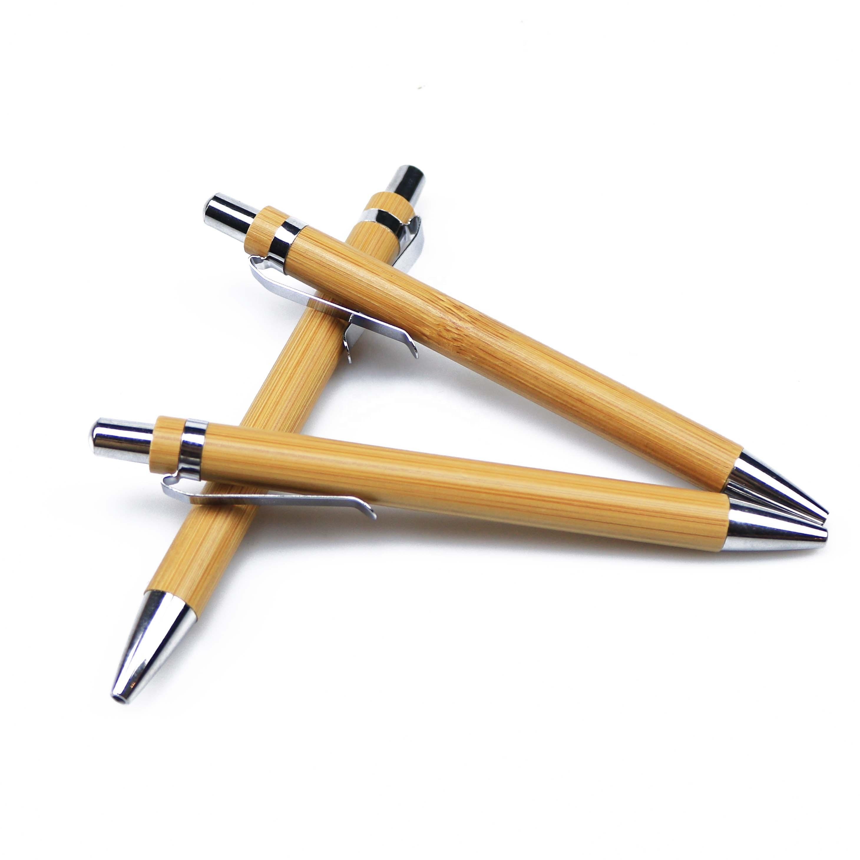 Buy 2021 Eco Friendly Custom Logo Bamboo Wood Ball Pen from Tonglu ...
