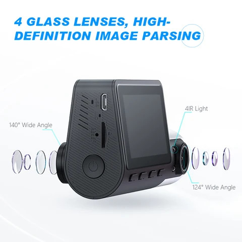 Buy 3 Channel 1080p Full Hd Ir Night Vision Car Camera Dvr Recorder ...