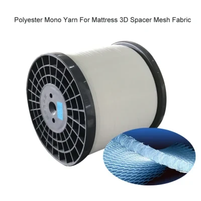 Buy 667dtex Polyester Monofilament Yarn For Mattress 3d Air Spacer Sandwich Mesh Fabrics from ...