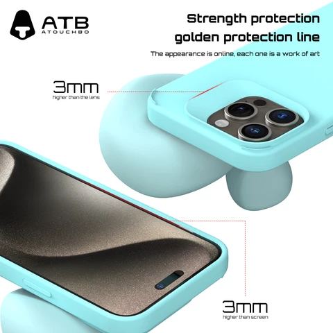 Buy Atouchbo For Samsung S24 Ultra Silicone Mobile Phone Cases Flexible ...