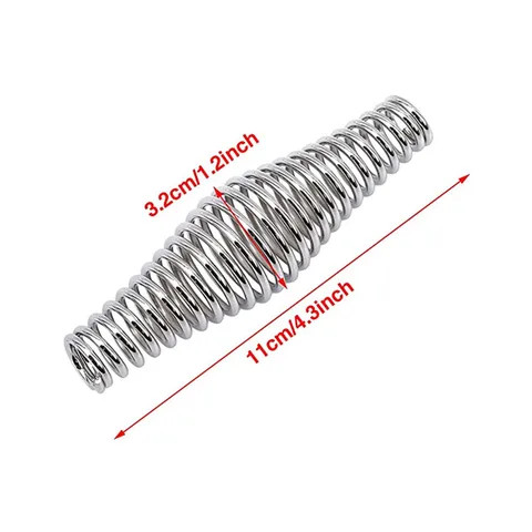 Buy Bbq Heavy Duty Cool Touch Stove Spring Handle Grip, Stainless Steel ...