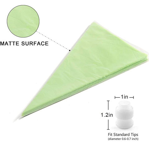 Buy Biodegradable Compostable Disposable Cake Icing Cream Piping Pastry ...