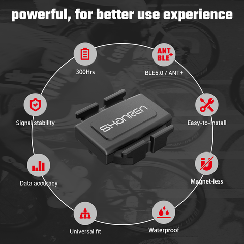 Buy Ble5.0 Ant Speed And Cadence Sensors For Bicycle Speedometer ...