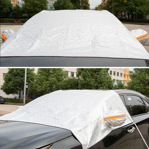 Buy Car Shading Block Snow Block Half Cover Car Clothes Front Gear ...