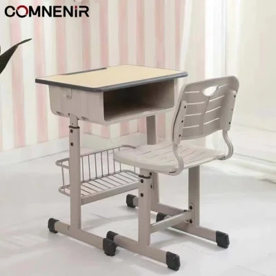 Buy Comnenir Height Adjustable Wooden Kids Child Writing Table Desk And ...