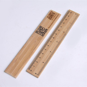 Buy Custom Bamboo Wooden Ruler /laser Engraving/printing Logo from ...