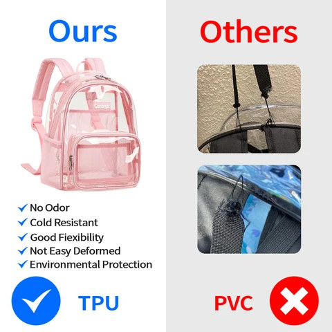 Buy Custom Mini Women Heavy Duty Tpu Transparent Waterproof Clear ...