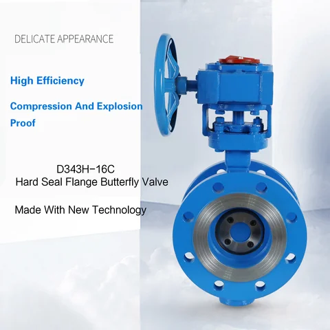 Buy D343h-16c Manual Flange High Temperature Steam Resistant Cast Steel Worm Gear Hard Seal ...