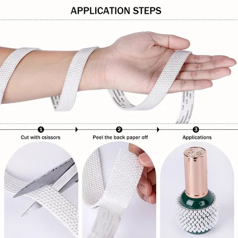 Buy Decorative Self Adhesive Gems Pearl Tape For Crafts Assorted Jewels ...