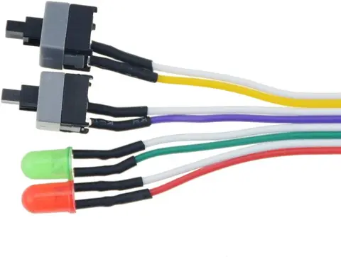 Buy Desktop Computer Pc Case Power Supply On Off Push Button Switch Atx ...