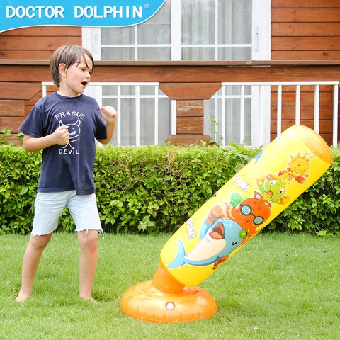 Buy Doctor Dolphin Marine Life Inflatable Punching Bag Entertainment ...