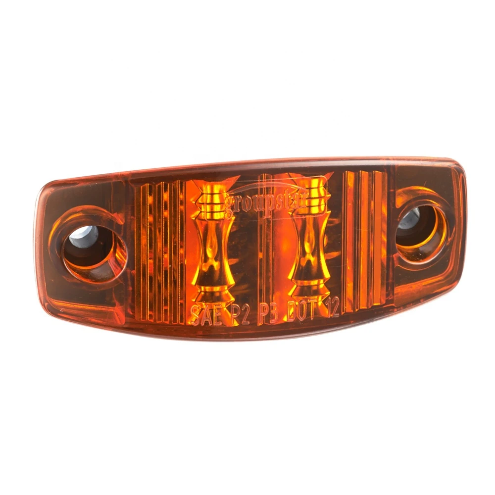 Buy Dot 24 Volt Amber Trailer Led Clearance Side Outline Marker Lamp ...