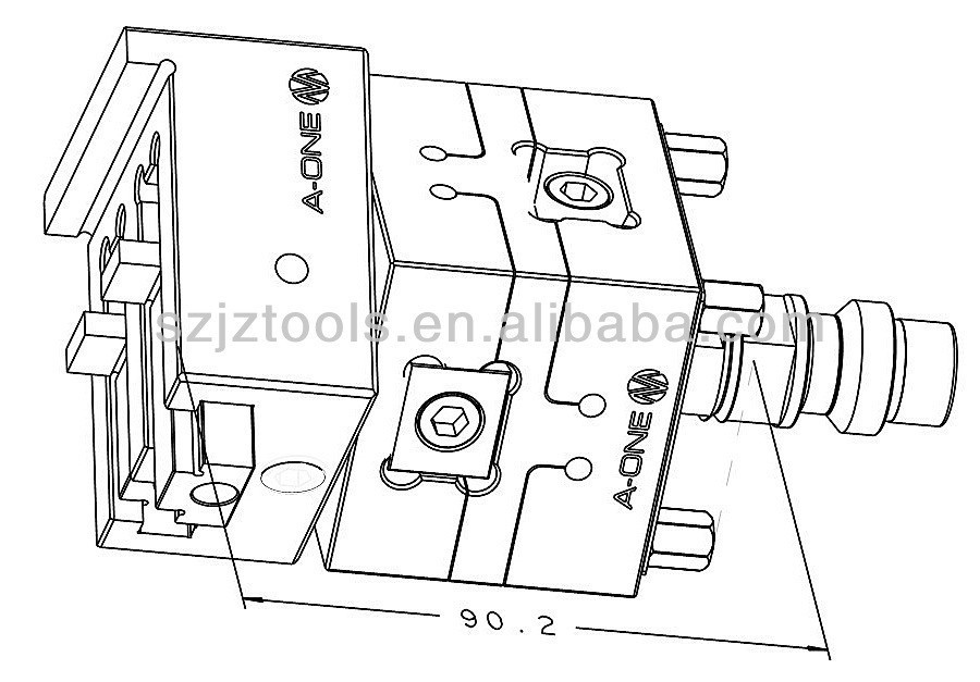 Buy Erowa Rotatable Milling Machine Vise Vertex Hydraulic Vise For Wire ...