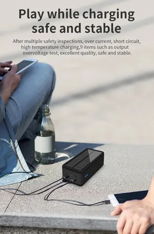 Buy Factory Direct Solar Outdoor Charging Treasure 50000ma Large ...