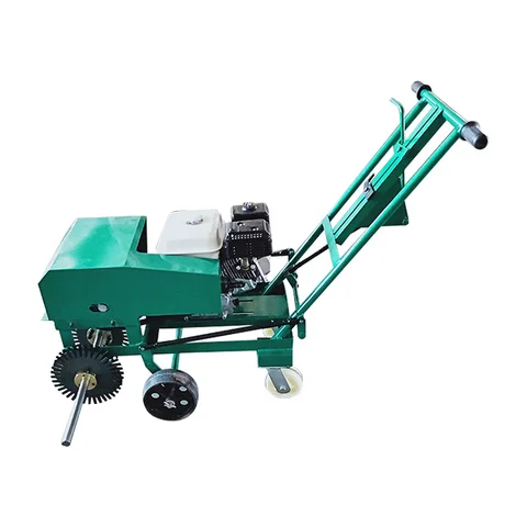 Buy Hand-push Lawn Drawing Line Cutting Machine Wide Rotary Knife Mower ...