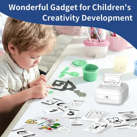 Buy High Display Smart Pocket Mini Photo Thermal Label Printer Portable ...