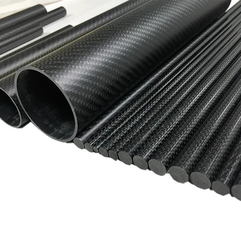 Buy High Quality Custom Large Diameter Carbon Fiber Rods Glossy Carbon ...