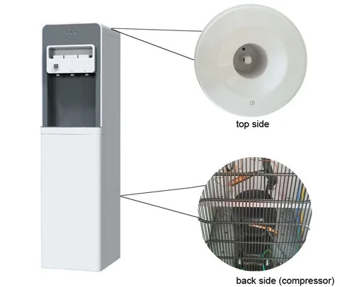 Buy Hot And Cold Water Dispenser With Mini Fridge/water Dispenser ...