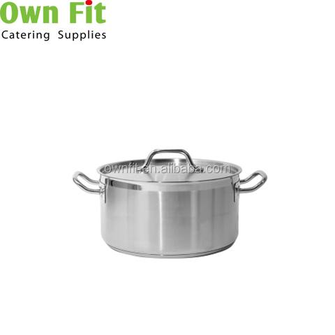 Buy Hotel Restaurant Cookware, Sauce Pot, Stew Pan Brazier Stainless ...