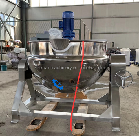 Buy Industrial Fruit Jam Cooking Pot Jacketed Kettle from Henan Zhixuan ...