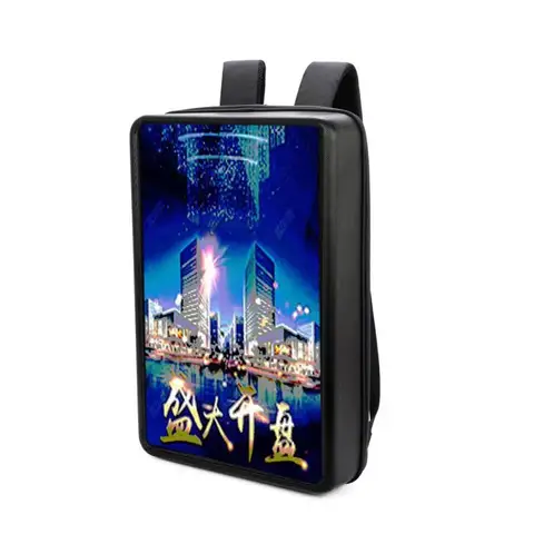Buy Led Backpack Walker Billboard Walking Display Lcd Mobile Digital ...