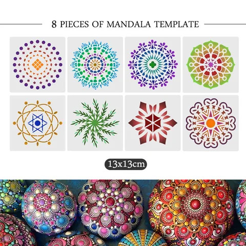 Buy Madala Painting Template Mandala Tool For Copying And Creating Art ...