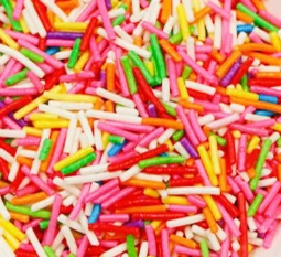 Buy Mini Rainbow Jimmies Sprinkle Sweet Edible Candy Festival Cake ...