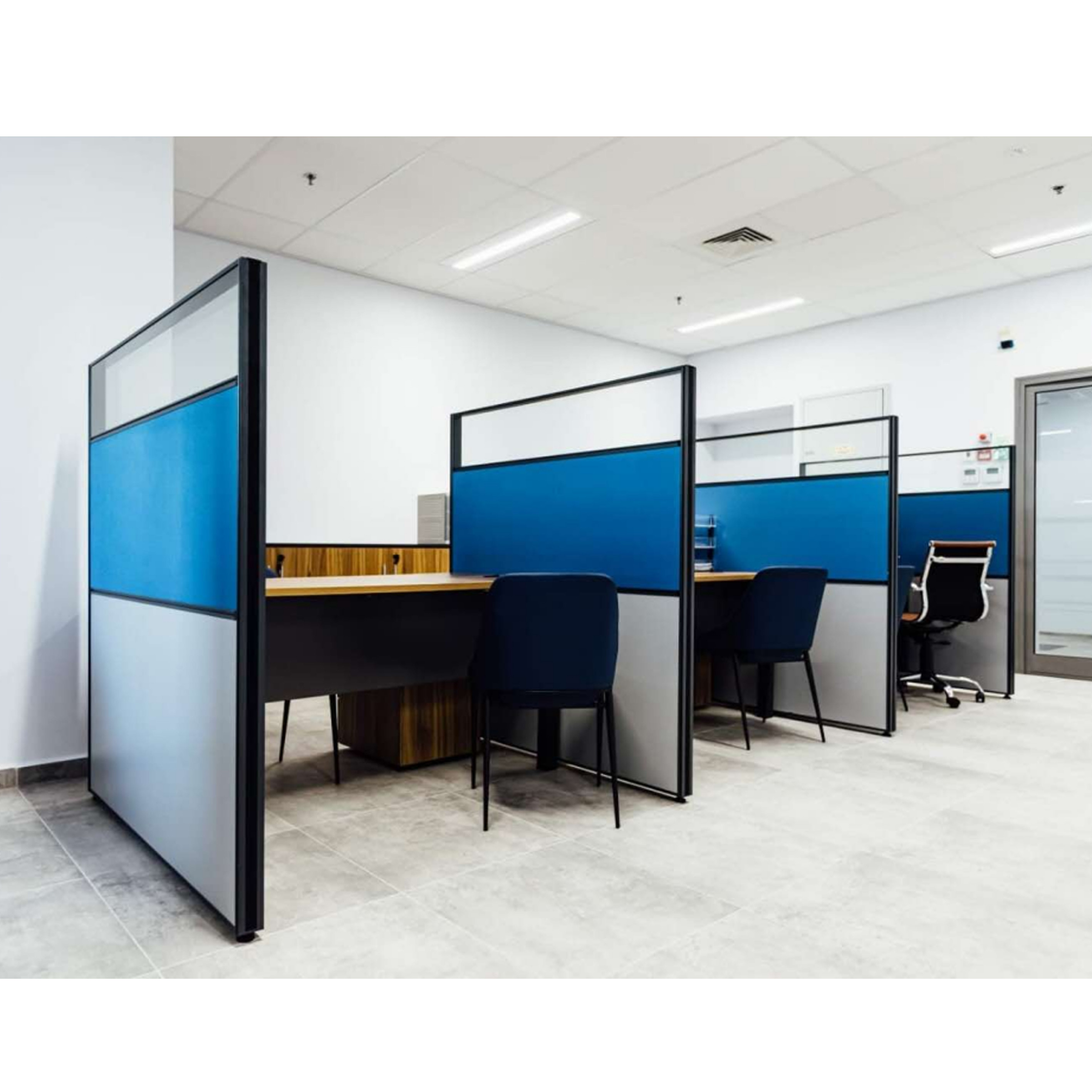 Buy Modern Half Height Cubicle Office Partition Modular Single Desk ...