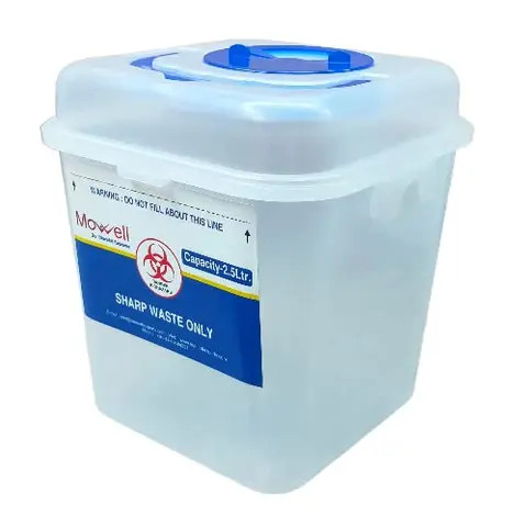 Buy Mowell Disposable/reusable Durable Plastic Sharps Disposal ...