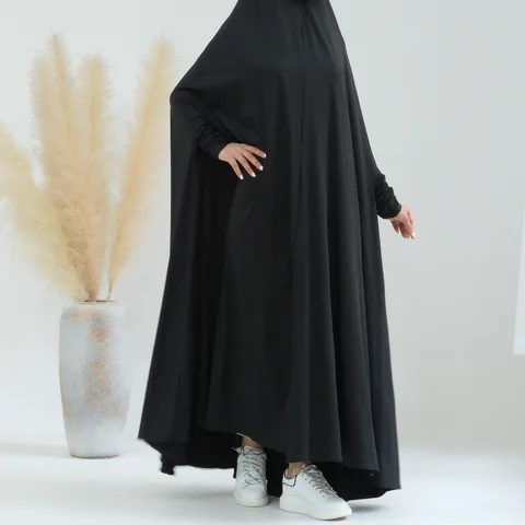 Buy New Design Cotton Islamic Niqab Kaftan Robe Jilbab Dubai Batwing ...