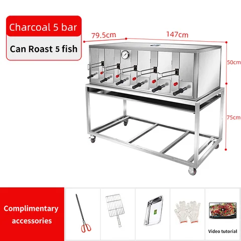 Buy New Stainless Steel Thickened Gas Fish Oven Household Commercial ...