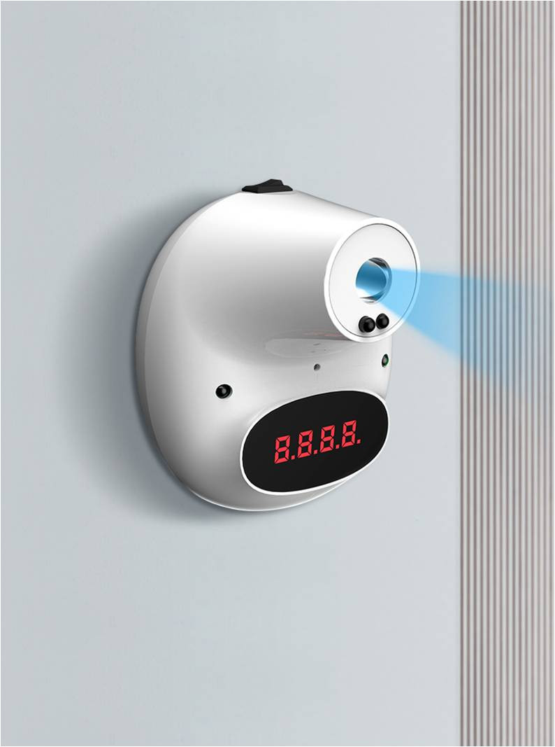 Buy Non-contact Digital Hgb02 Thermometer Wall-mounted Infrared ...