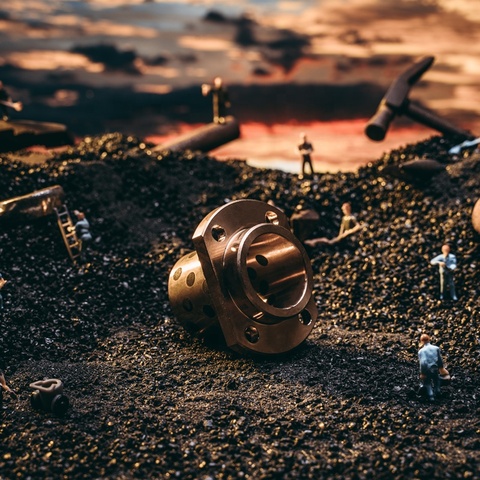 Buy Ofr12 Flange Integrated Self-lubricating Bearing Graphite Copper ...