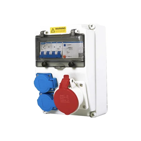 Buy Outdoor Power Distribution Box Plastic Waterproof Industrial Outlet ...